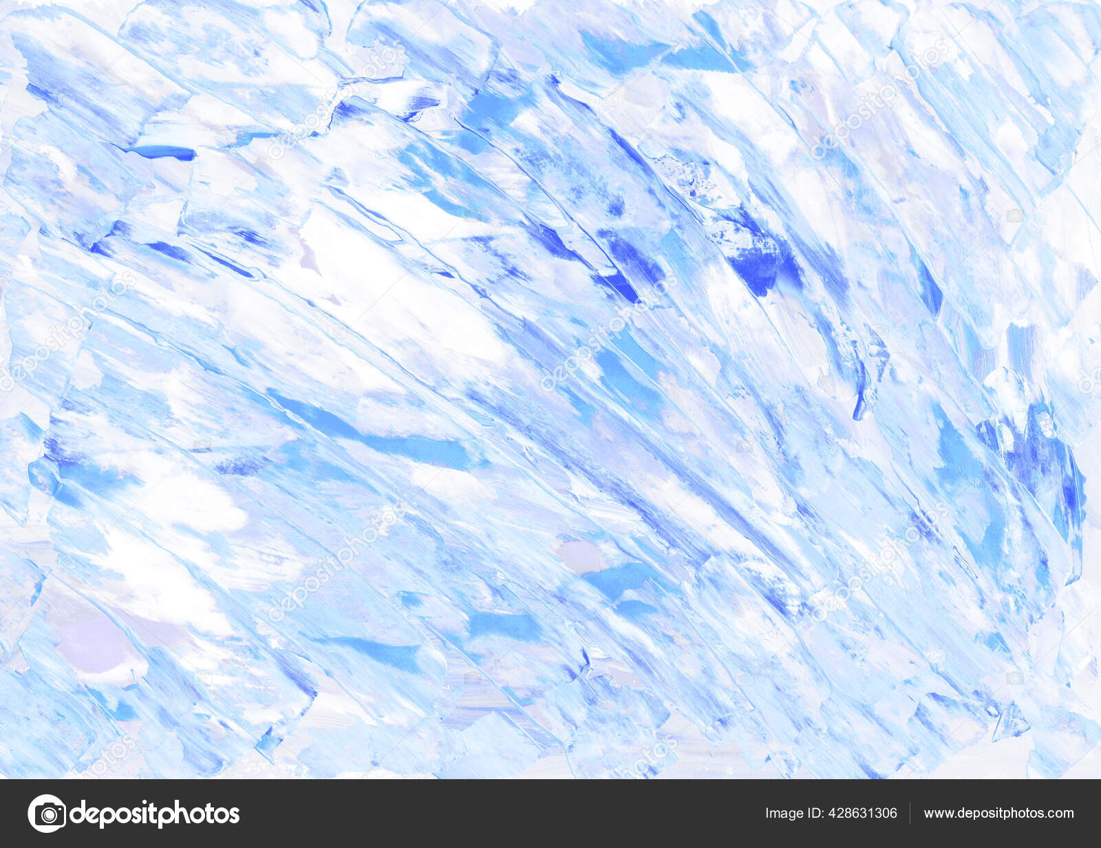 Abstract Watercolor Soft Blue Texture Colorful Brush Stroke Background ...