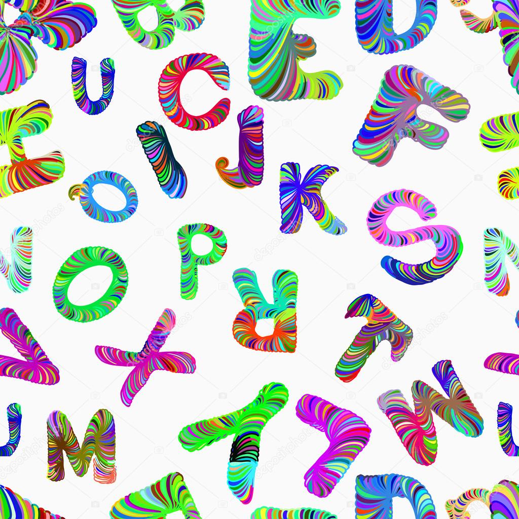 Background with colorful letters — Stock Vector © nightlyviolet #59853189