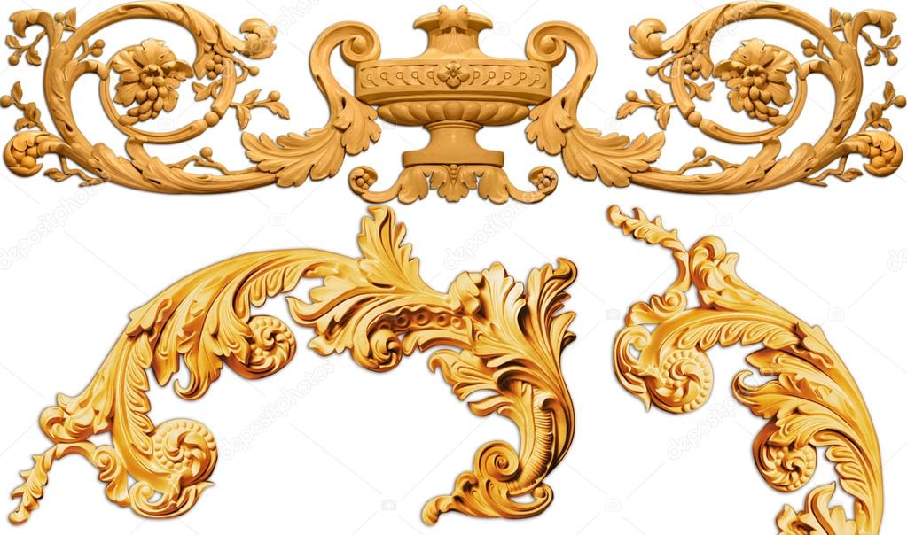 Golden baroque — Stock Photo © kadirgul #52345049