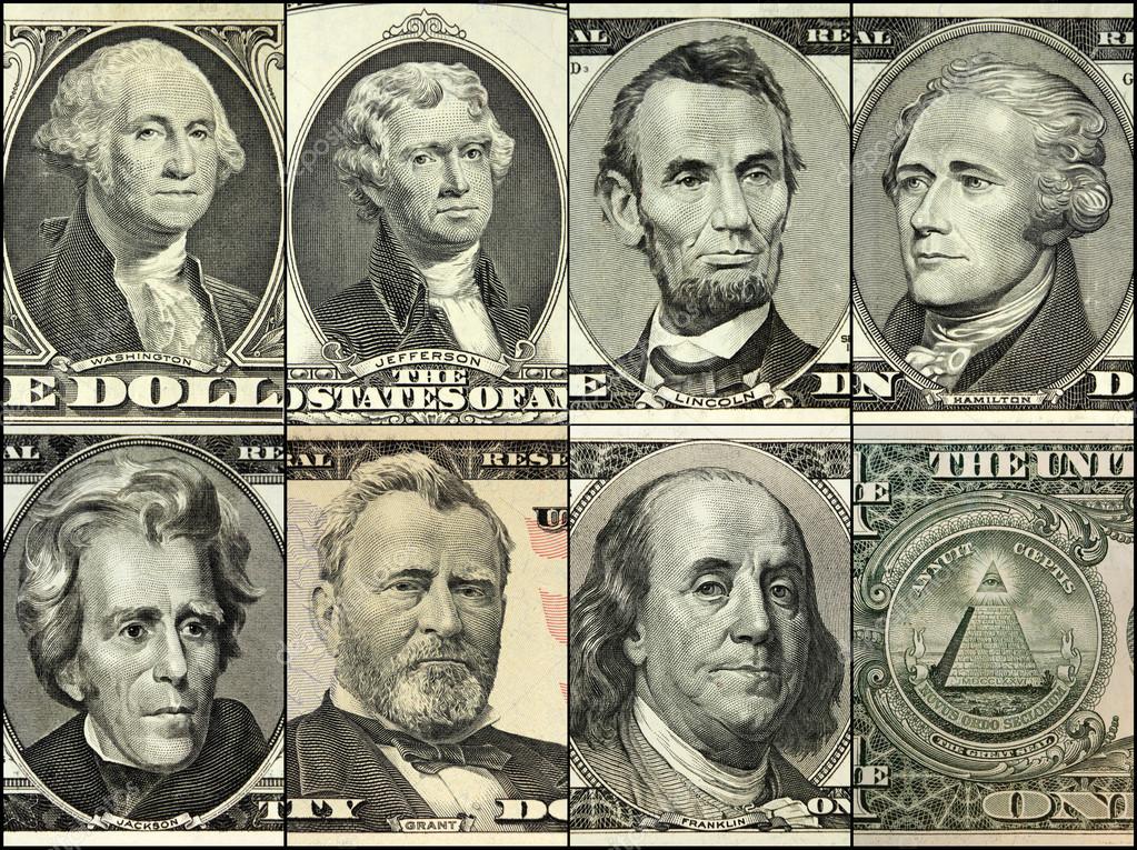 UNITED STATES OF AMERICA - engraving portrait on Dollars Banknote from ...