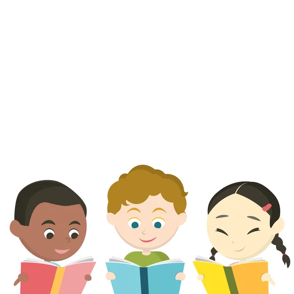 Children reading Vector Art Stock Images | Depositphotos