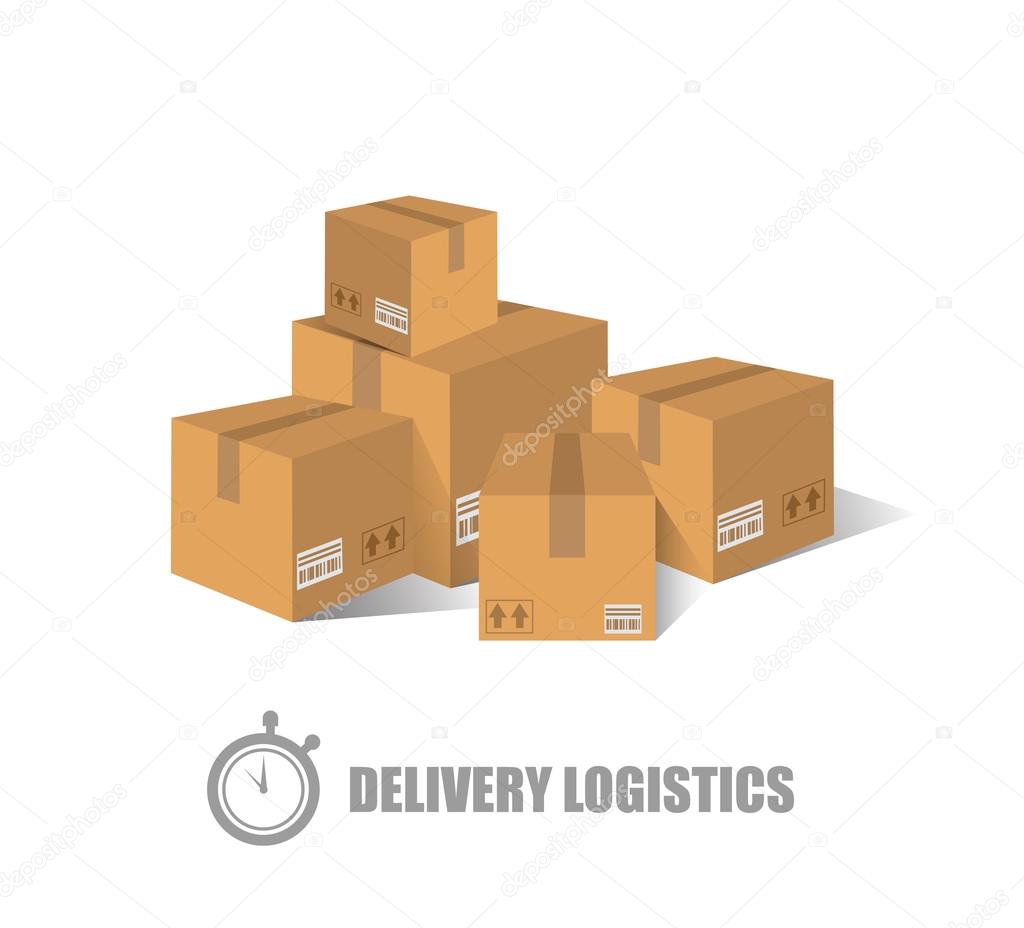 Flat carton box. Stock Vector Image by ©samoilik #80218766