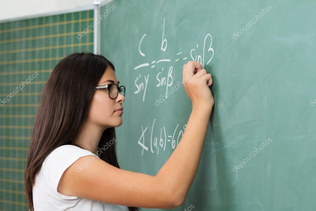 Students Doing Math Clipart