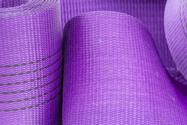 Wide nylon flat rope stitched with thread - Stock Image - Everypixel