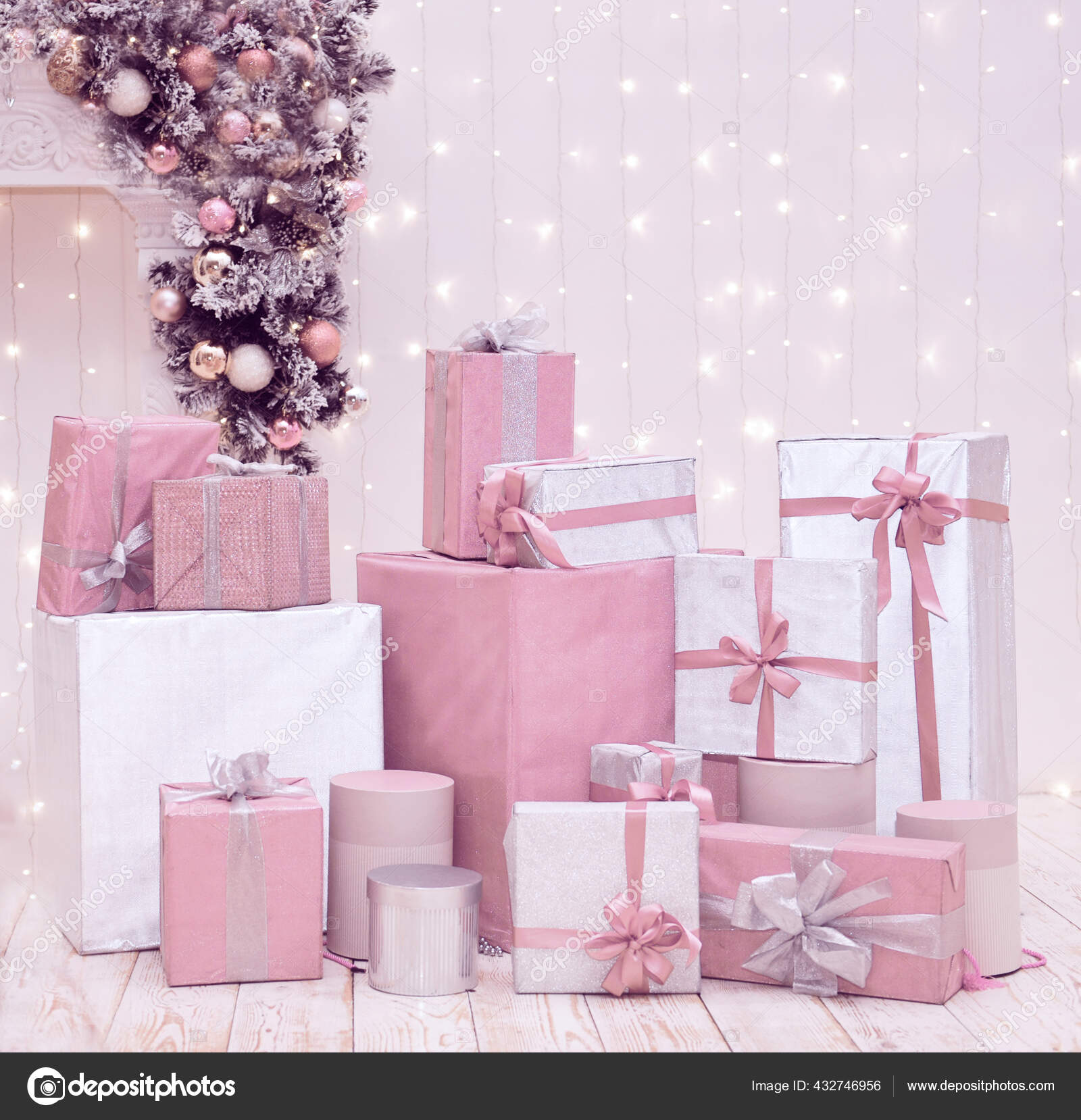 Pink Christmas Presents