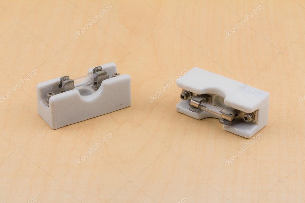 Industrial Ceramic Fuse and Socket — Stock Photo © ekapotfotothai #79549814