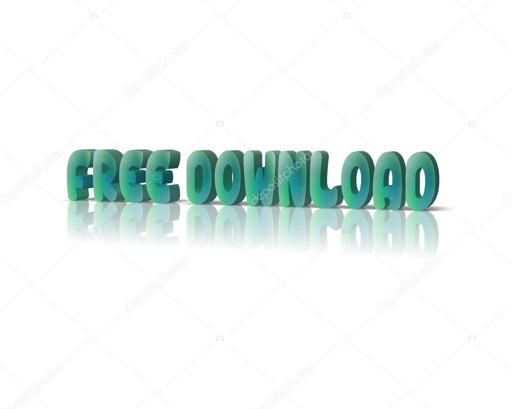 Free download 3d word — Stock Photo © mysky #105363816