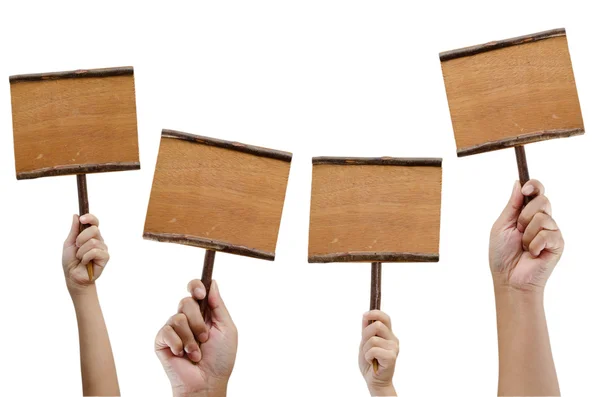 Hand holding board — Stock Photo © jone500 #72315129