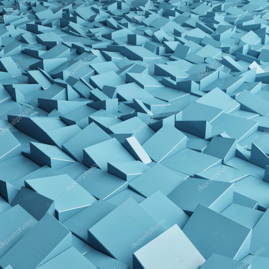 Abstract texture from blue cubes, 3d render Stock Photo by ©CorDesign ...