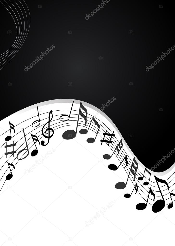Gray music notes Stock Vector Image by ©igordudas #111119000
