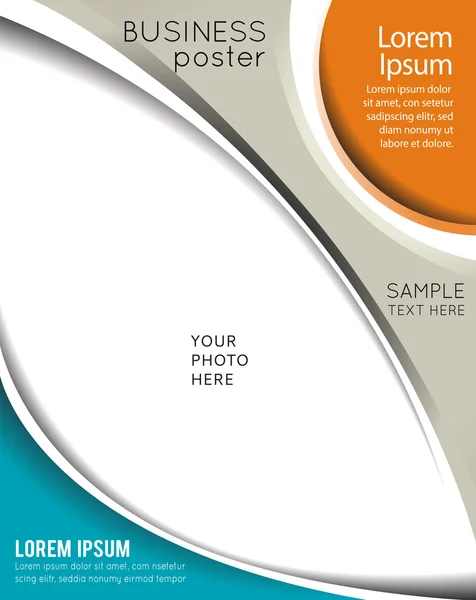 Design moderne de gabarit affiche Vector Art Stock Images | Depositphotos