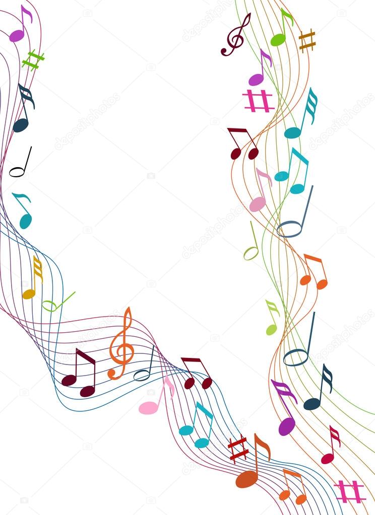 Color music notes Stock Vector Image by ©igordudas #94441626