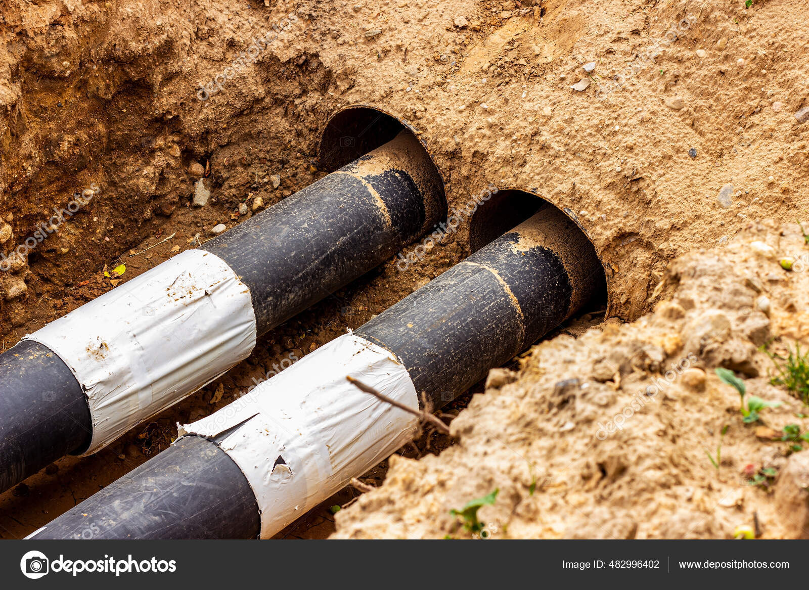 Installation Distribution Unit Heating Water Supply Network Frame ...