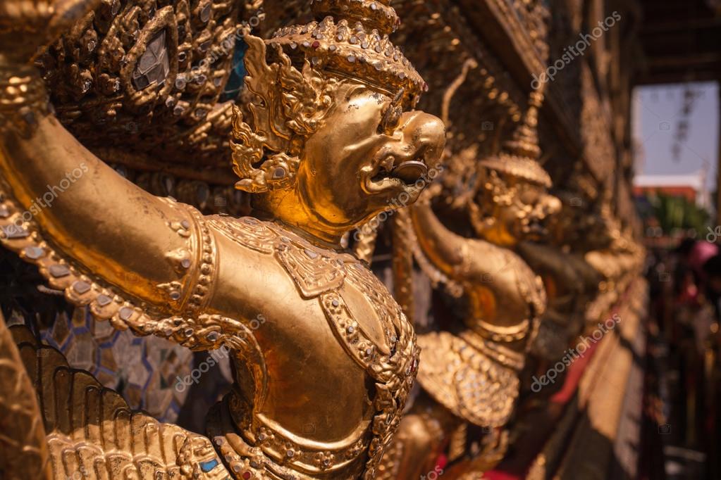 Garuda statues in Wat Phra Kaew Stock Photo by ©lofilolo 64190771