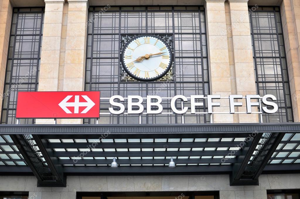 SBB logo, Geneva railway station — Stock Editorial Photo © Krasnevsky ...