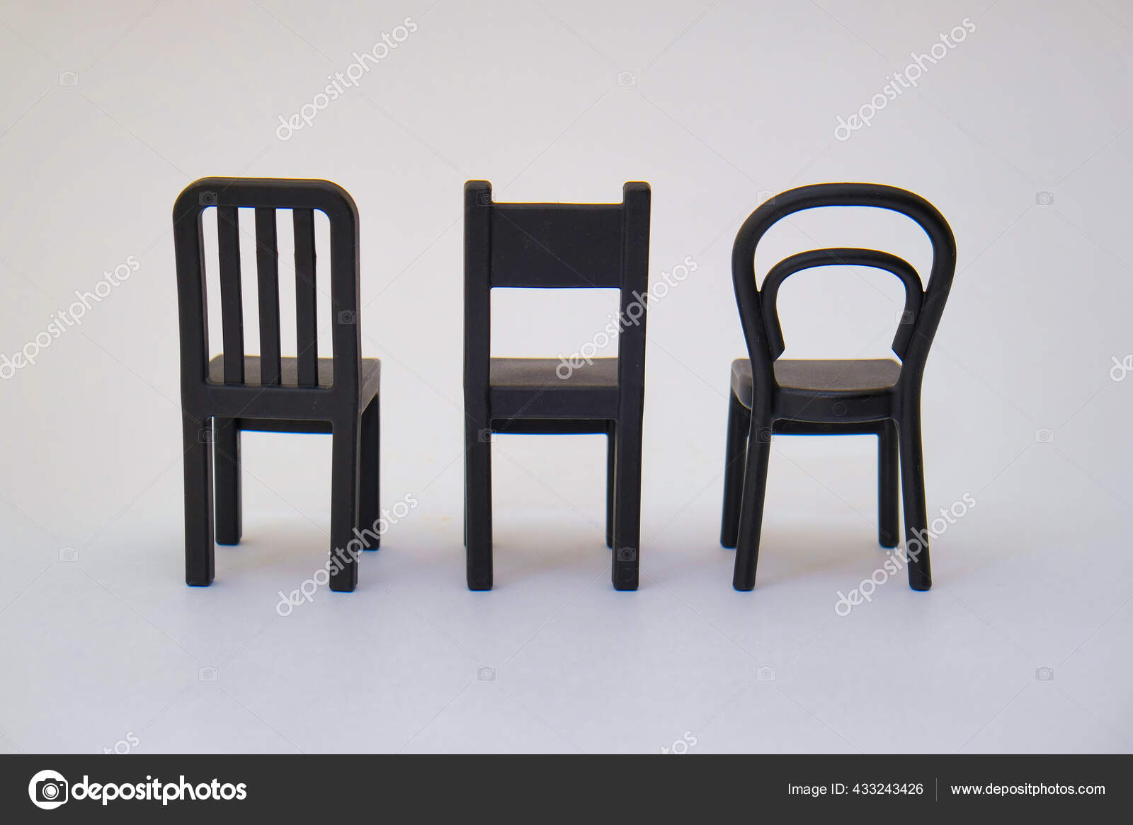 Three Small Chairs Room Decor — Stock Photo © ba1udze #433243426