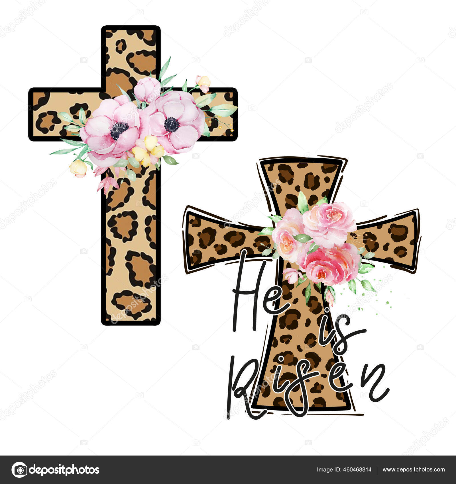 Cheetah Print Cross Background