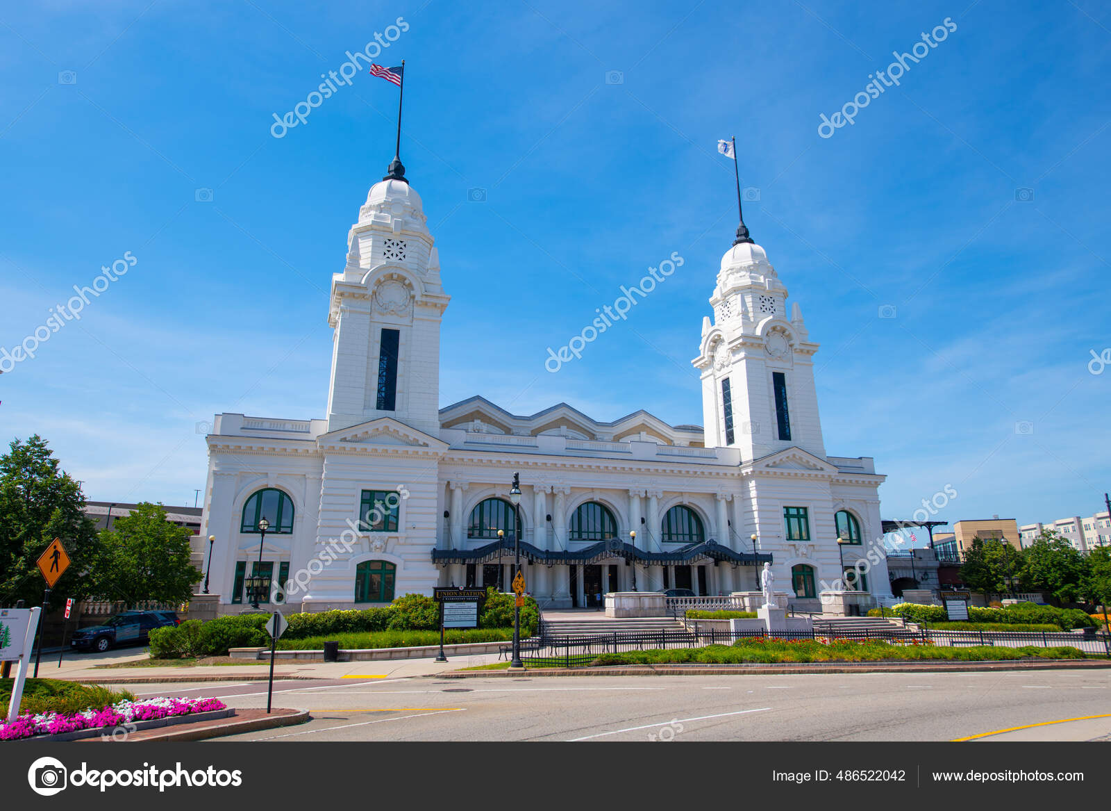 Worcester Union Station Built 1911 Railway Station Located Washington ...