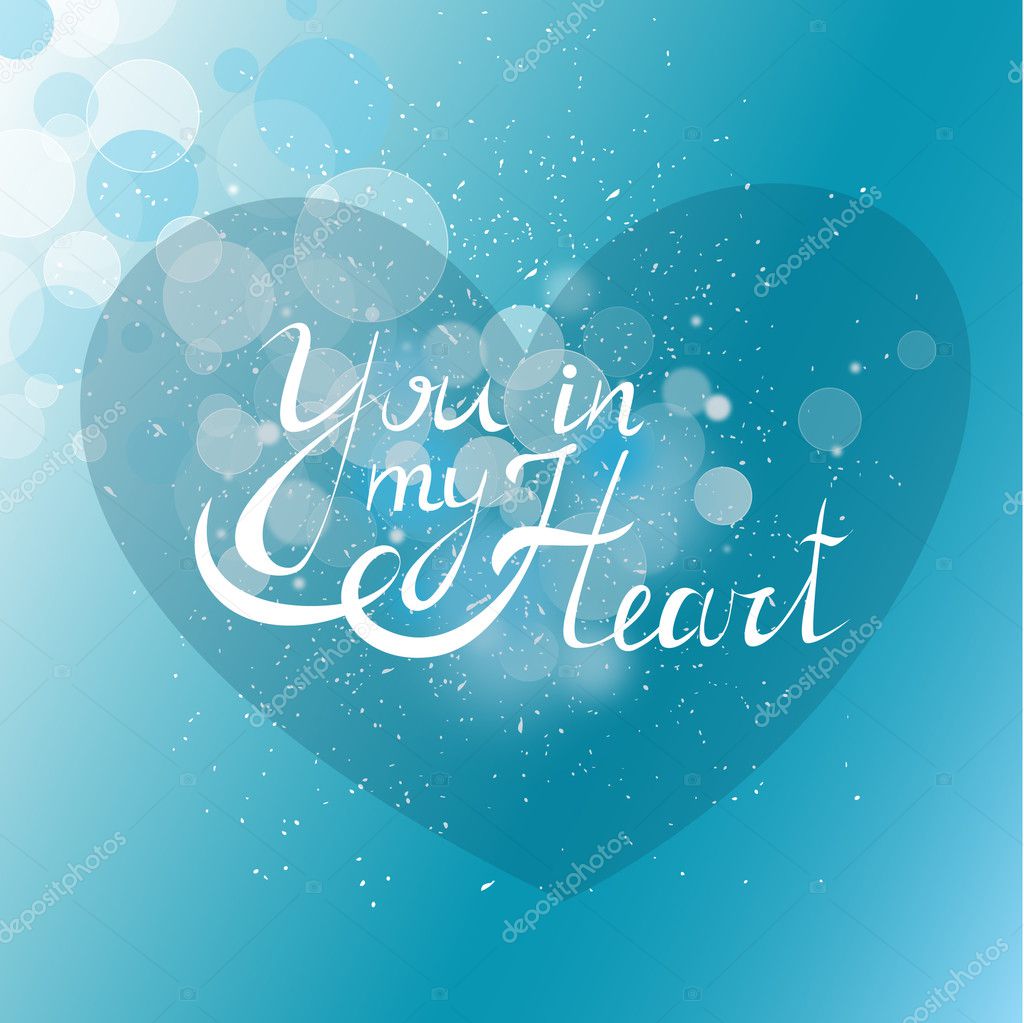 You in my heart — Stock Vector © utchenko_olga #86515006