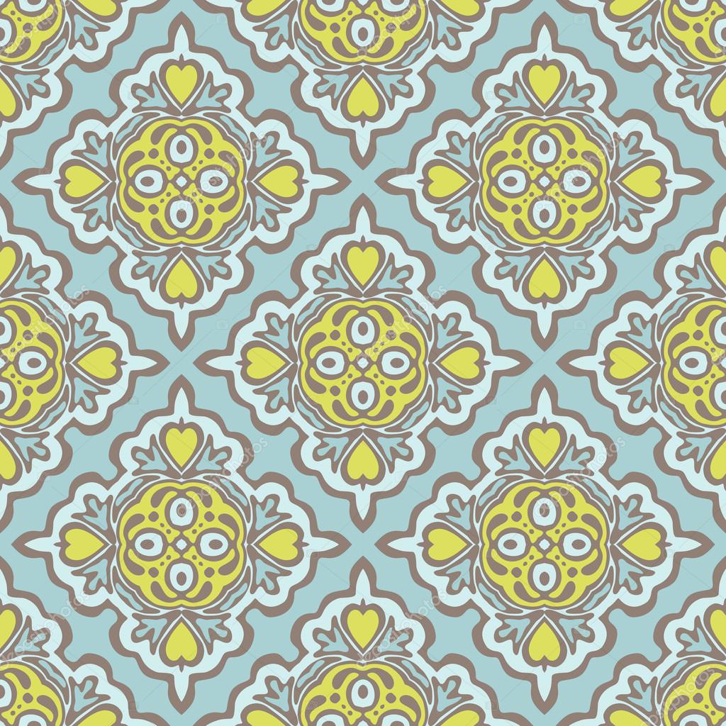 Seamless abstract tiled pattern vector — Stock Vector © astya #76793577