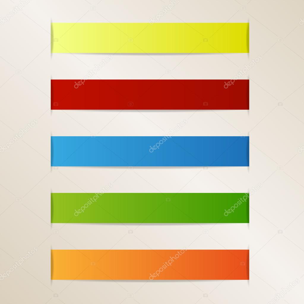 Empty color paper tags vector Stock Vector Image by ©garganel #57313363