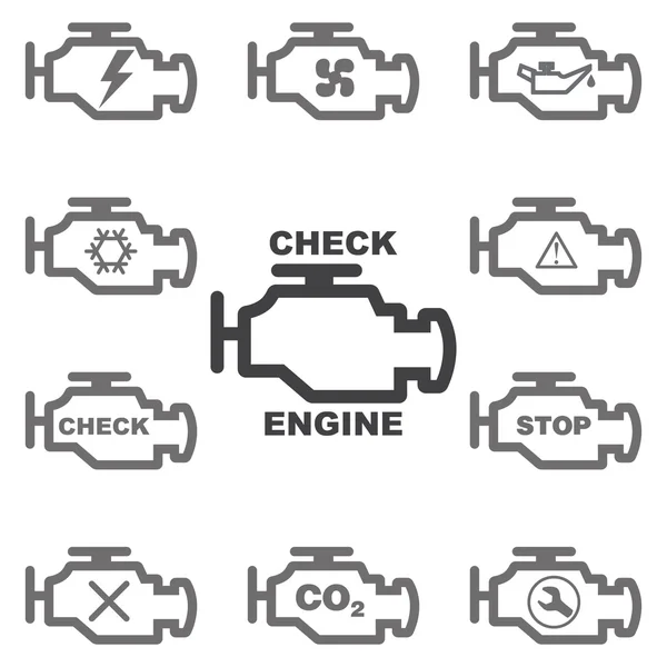Check engine icons Vector Images, Royalty-free Check engine icons ...