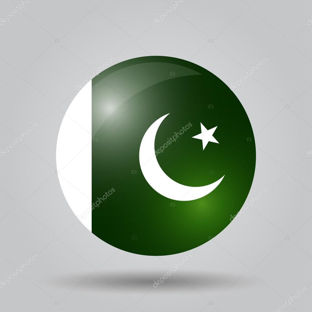 Circular flag - Pakistan Stock Vector Image by ©delpieroo #53816829