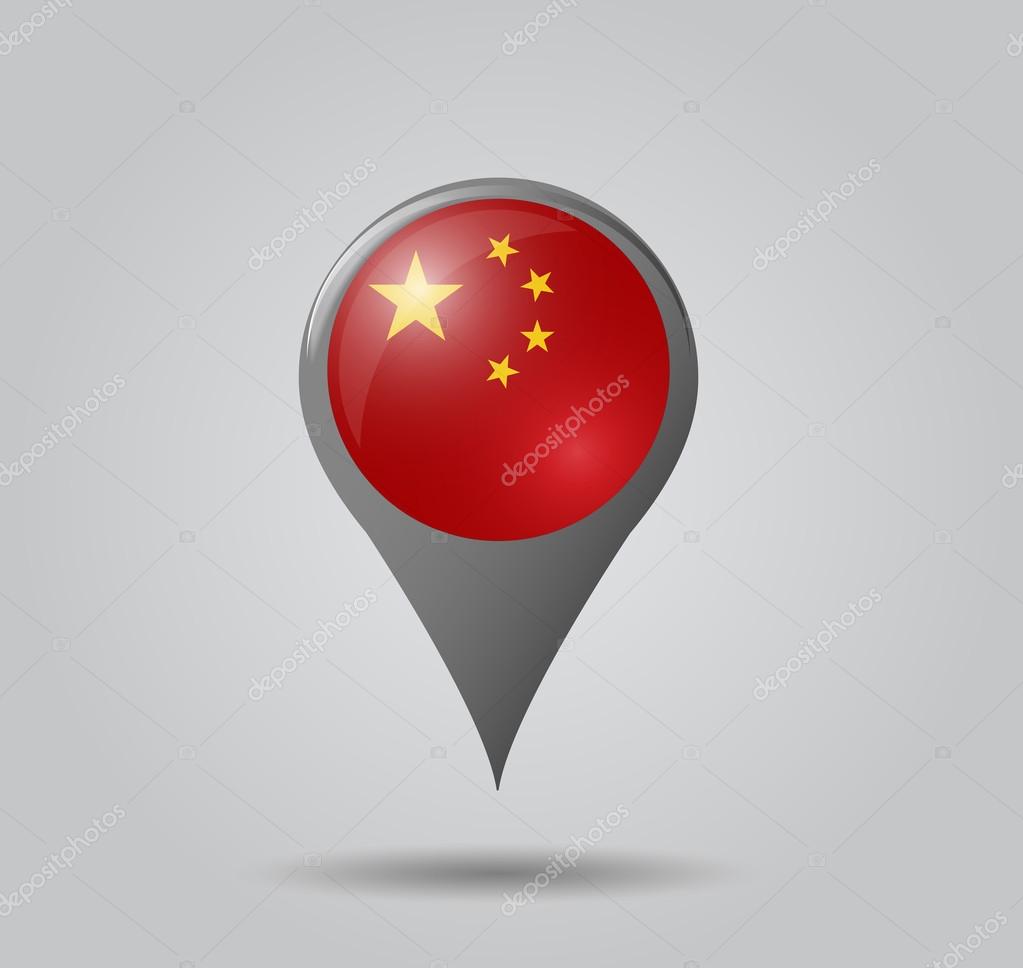 Flag pointer - China Stock Vector Image by ©delpieroo #53818263