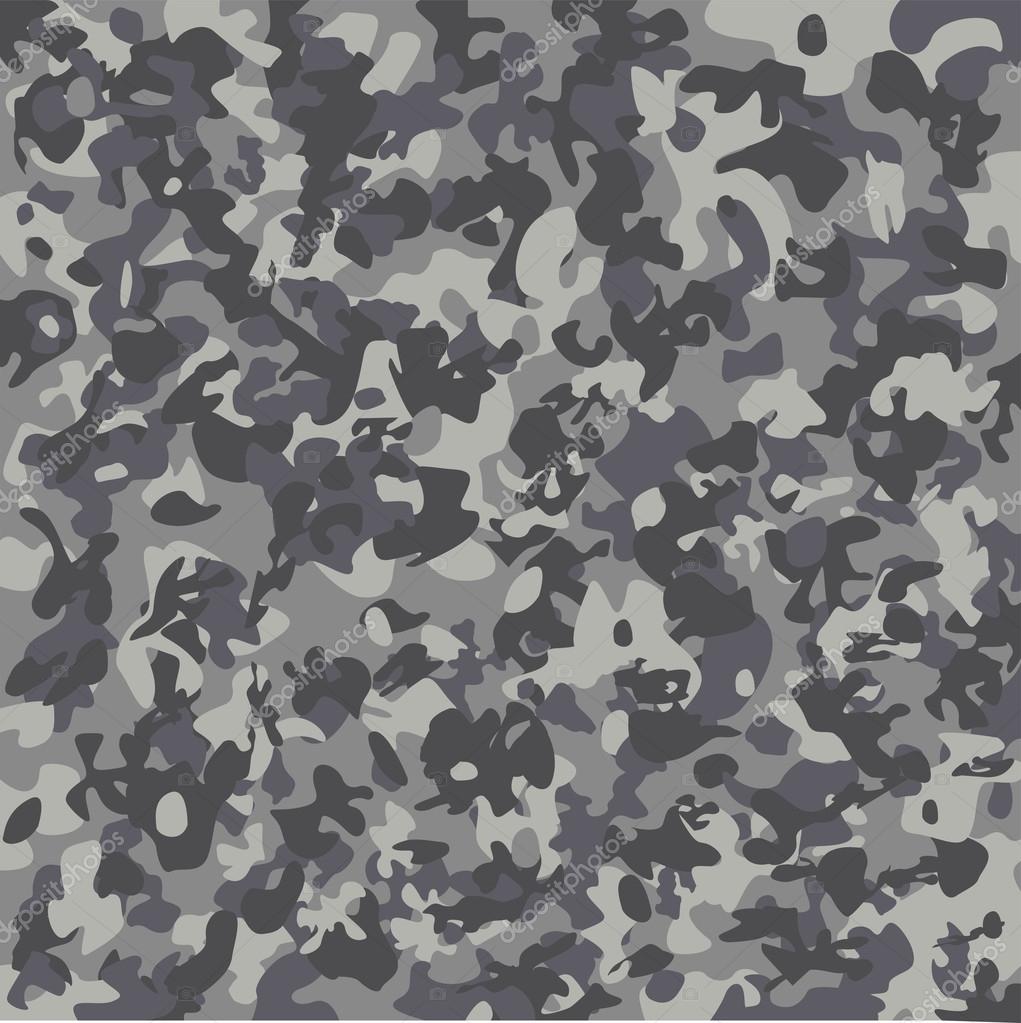 Gray camouflage pattern. Stock Vector Image by ©delpieroo #63375425