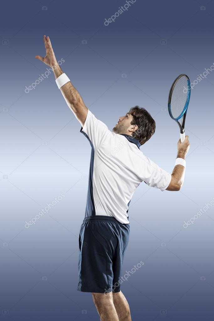 Tennis Player. — Stock Photo © betochagas #73723351