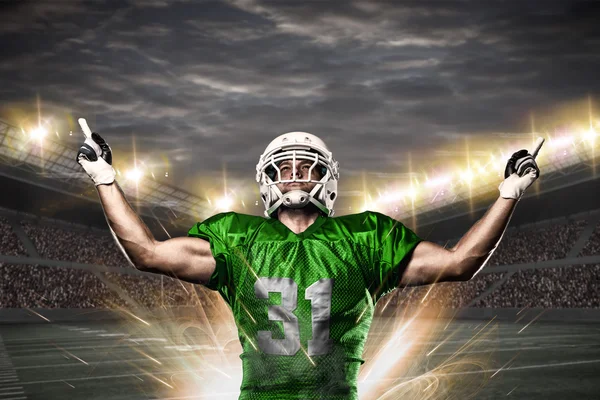 Football Player on a stadium - Stock Image - Everypixel