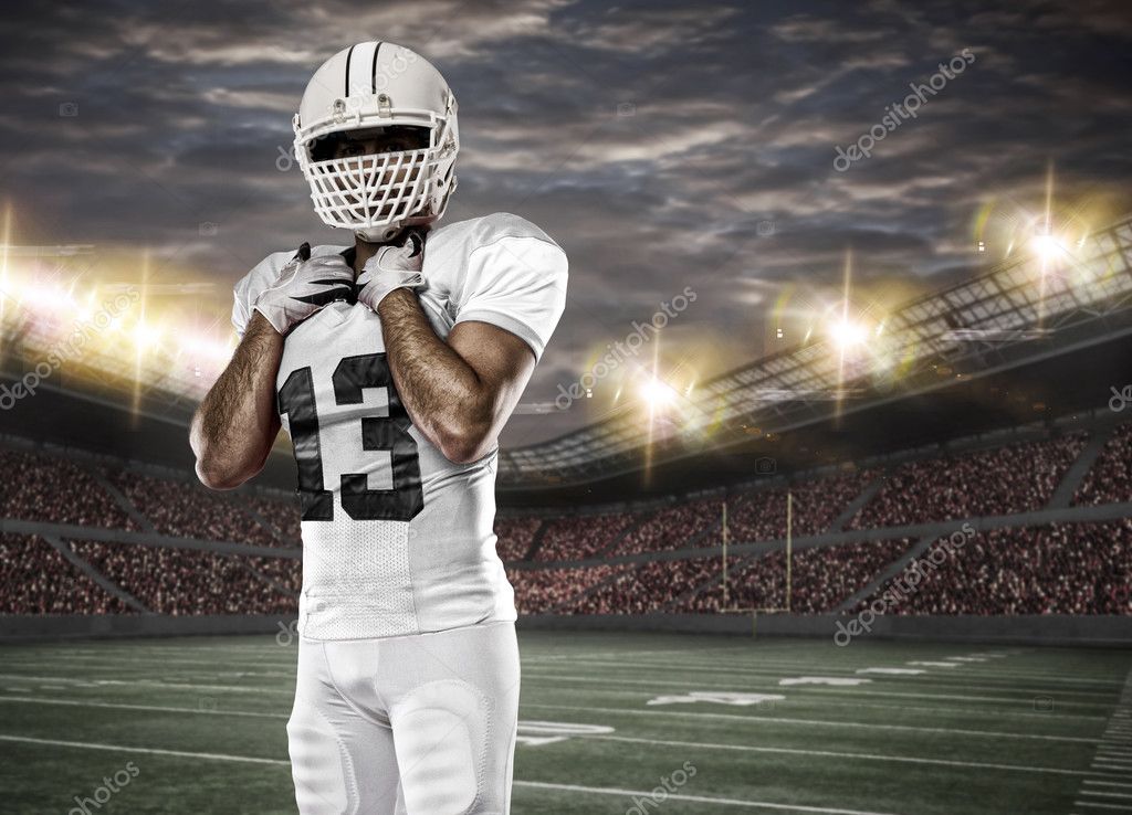 Football Player on a stadium Stock Photo by ©betochagas 94988130