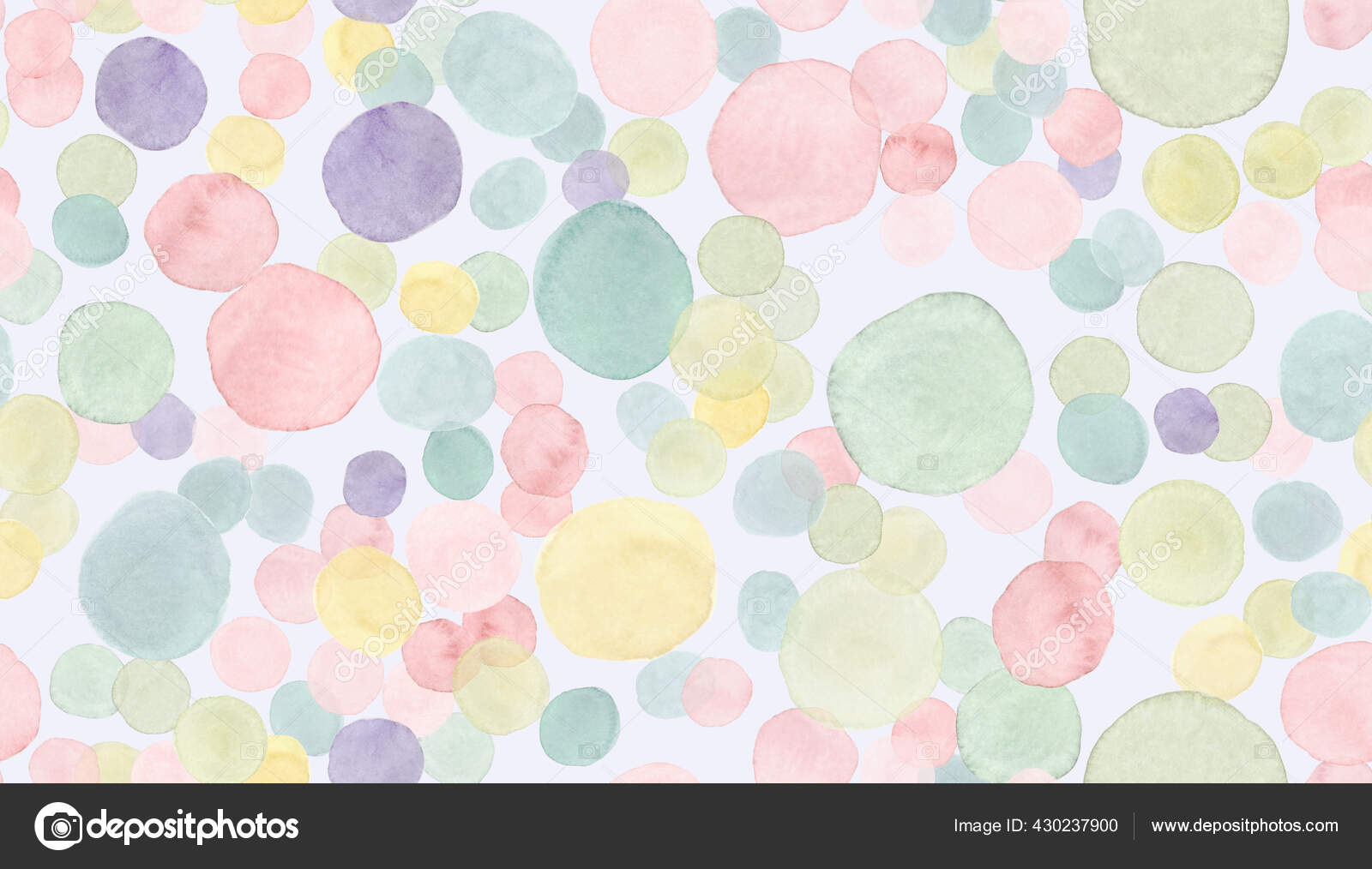 Seamless Polka Background. Random Birthday Stock Illustration by ...