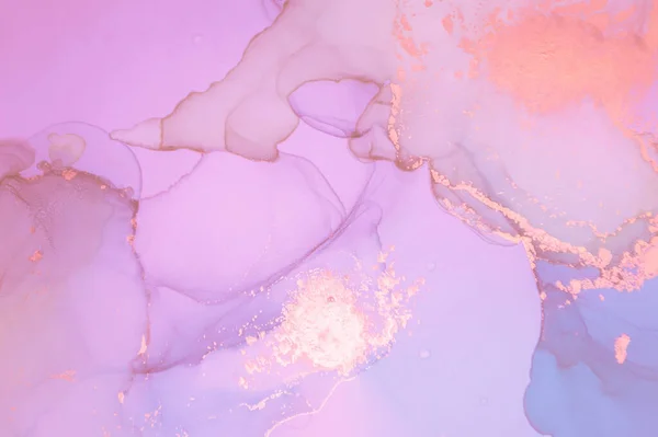 Pink Ink Wash. Acrylic Background. Oil Color - Stock Image - Everypixel