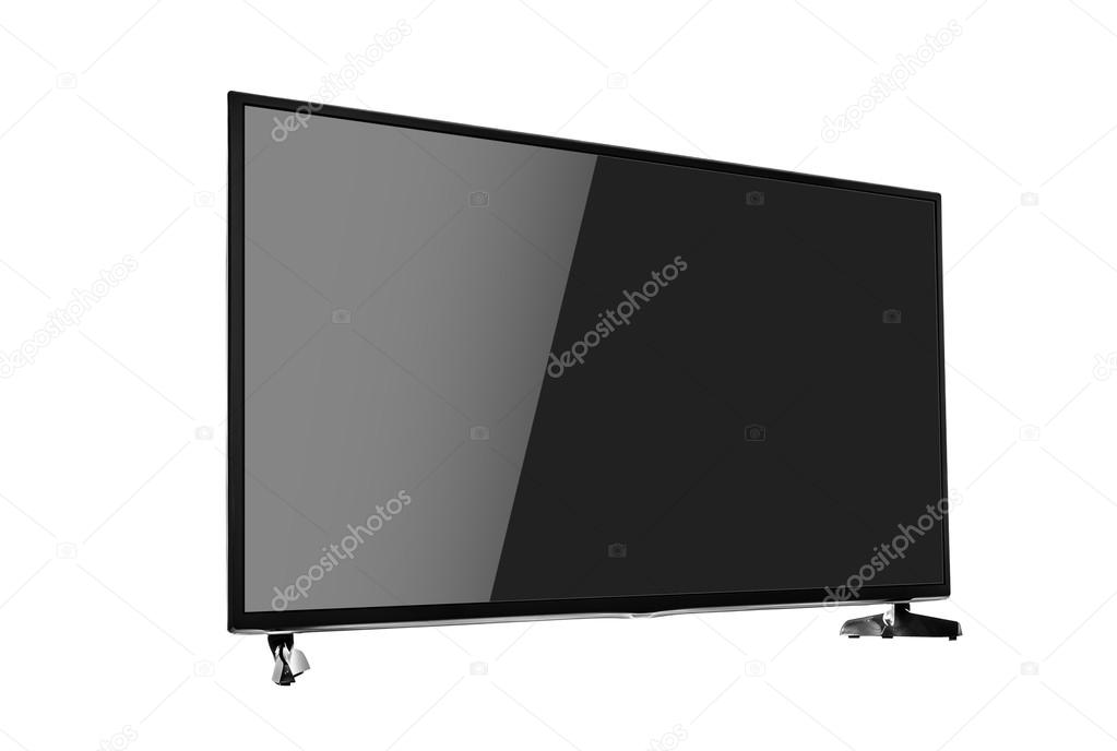TV set isolated on white background. Stock Photo by ©believeinme 116819312