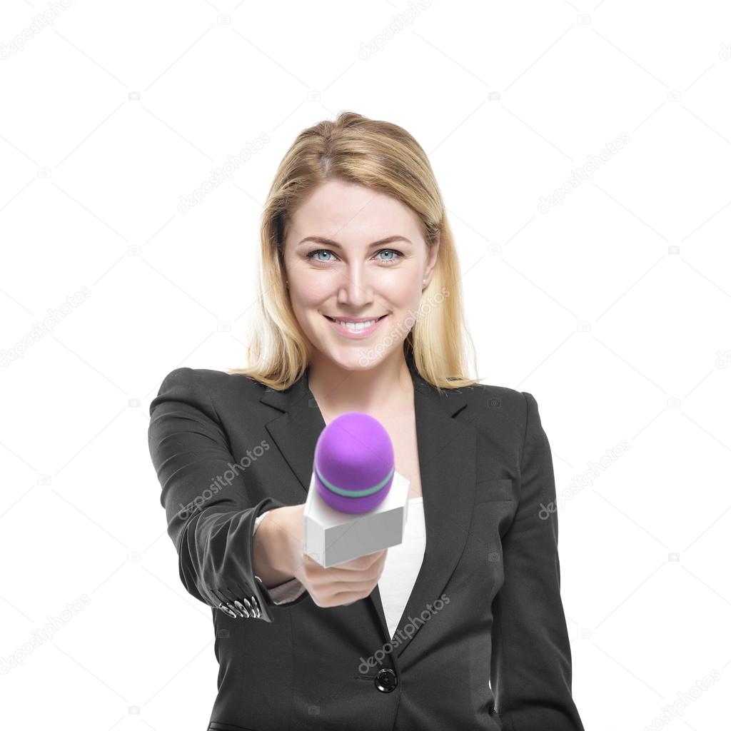 Reporter Stock Photo by ©believeinme 75302603