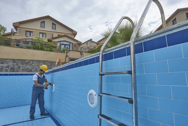 Pool repair Stock Photos, Royalty Free Pool repair Images | Depositphotos