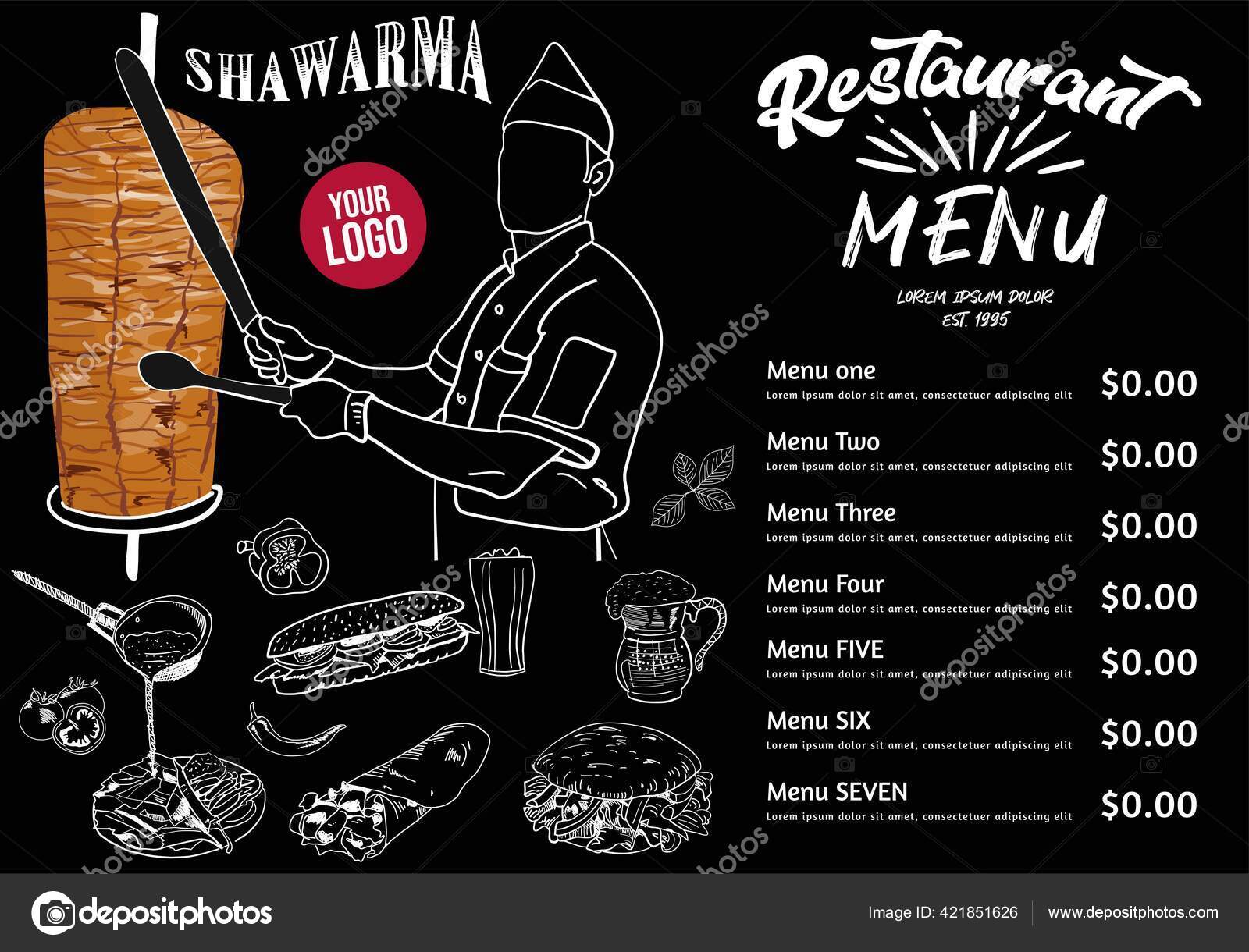 Doner Kebab Cocina Ingredientes Para Kebab Marco Cocina Árabe Elementos ...