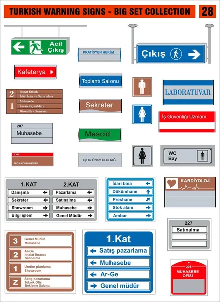 Turkish Signage Models Hazard Sign Warning Signboard Occupational ...