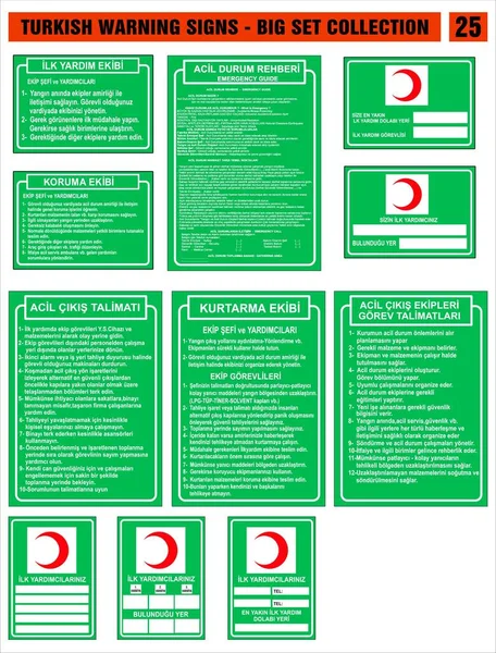 Set Mandatory Sign Hazard Sign Warning Signboard Occupational Safety ...