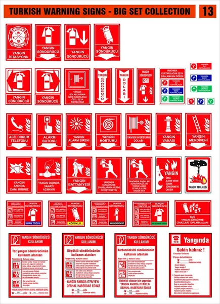 Turkish Signage Models Hazard Sign Warning Signboard Occupational ...