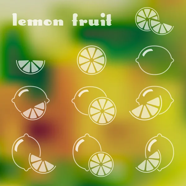 Set of fruits Stock Vector by ©Kg.karolina 84688380