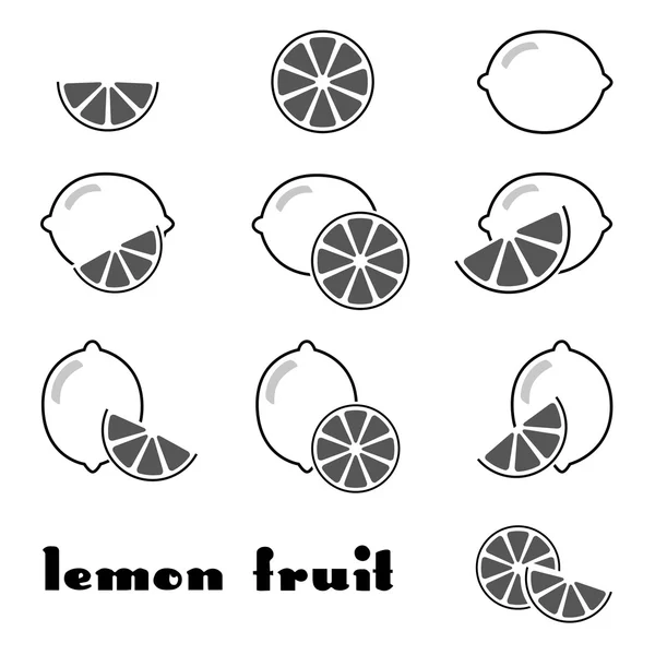 Set of fruits Stock Vector by ©Kg.karolina 84688380
