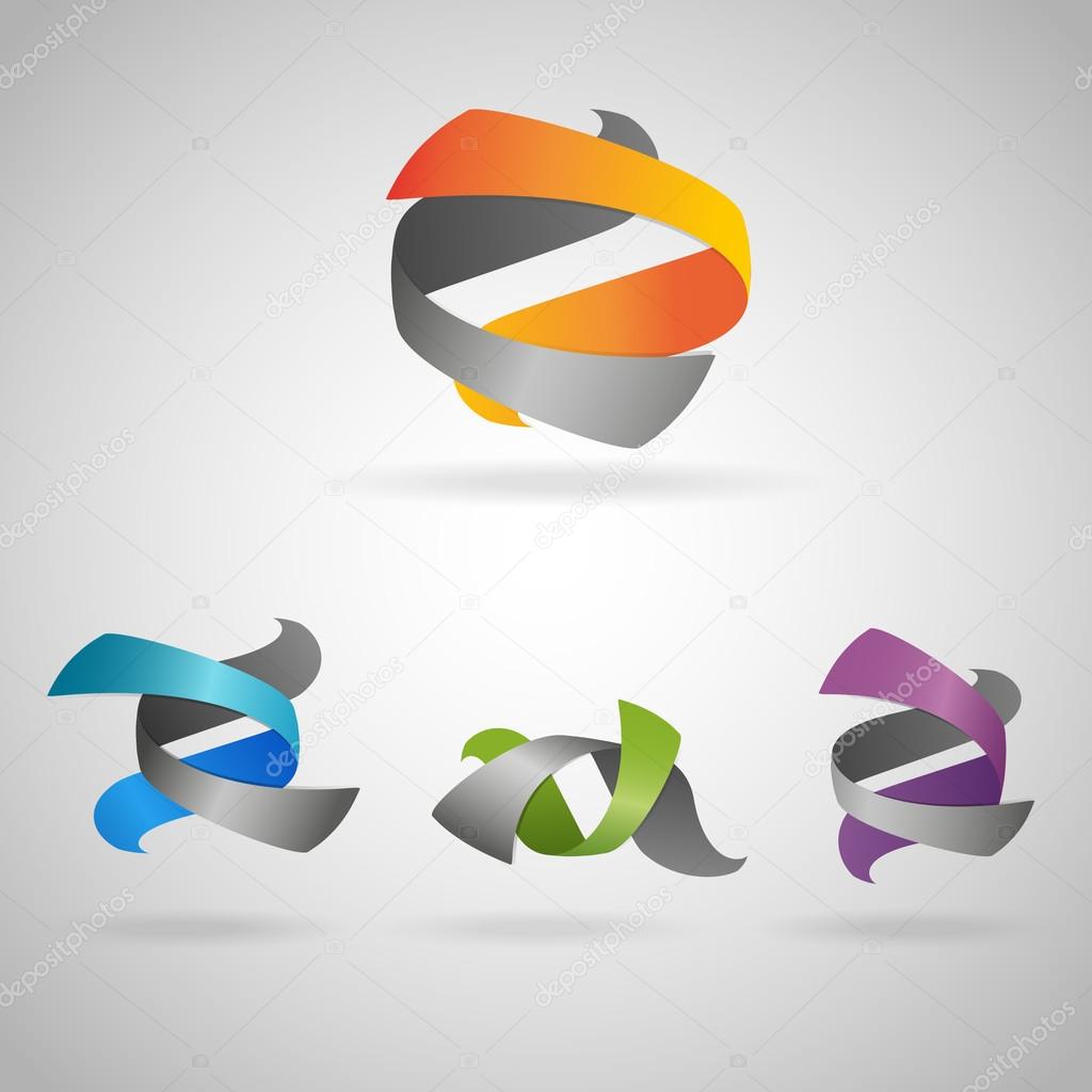Twist shapes Stock Vector Image by ©Kg.karolina #73293129