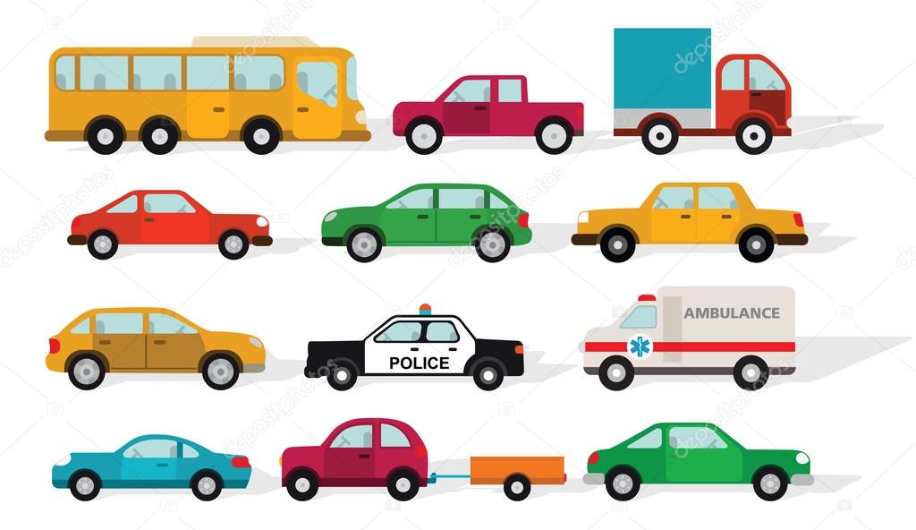 Simple cars Stock Vector by ©jiri_kaderabek 83198378