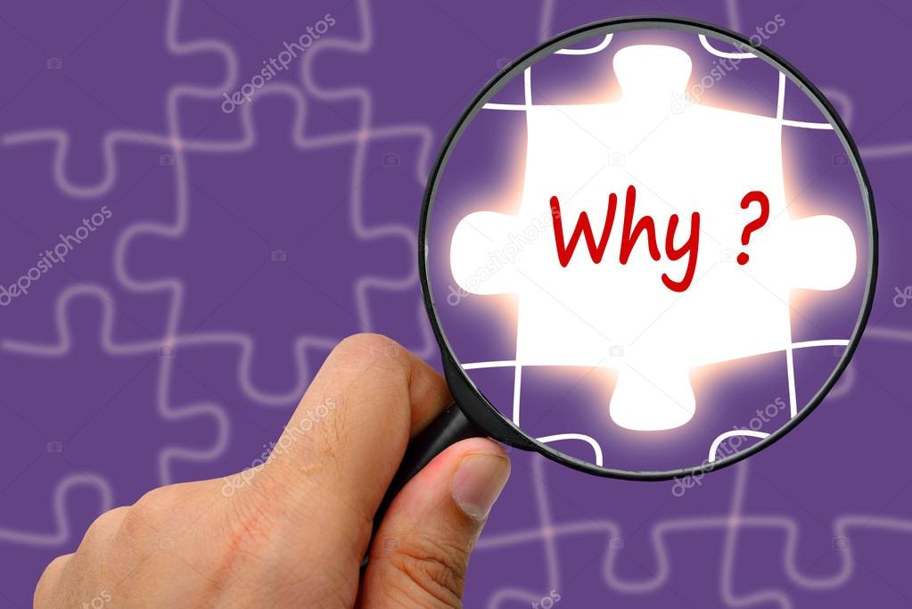 Why? word. Magnifier and puzzles. — Stock Photo © moomsabuy #76897227 Why? word. Magnifier and puzzles. — Stock Photo © moomsabuy #76897227