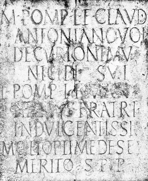 Roman Empire Inscription carved in stone - Stock Image - Everypixel