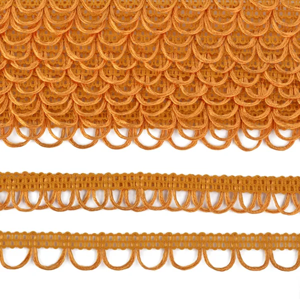 Decorative finishing braid with round loops. - Stock Image - Everypixel