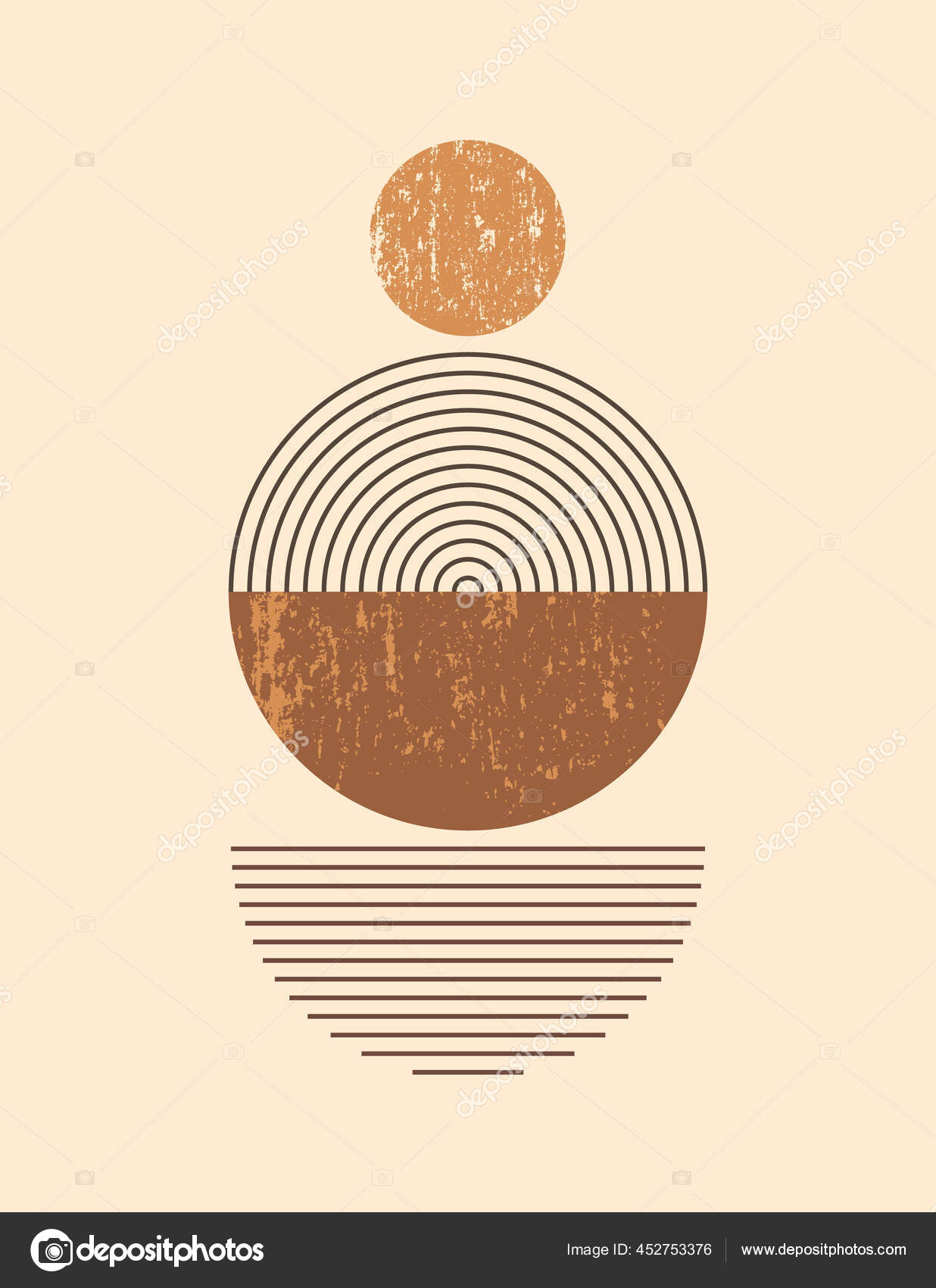 Simple Geometric Modern Art