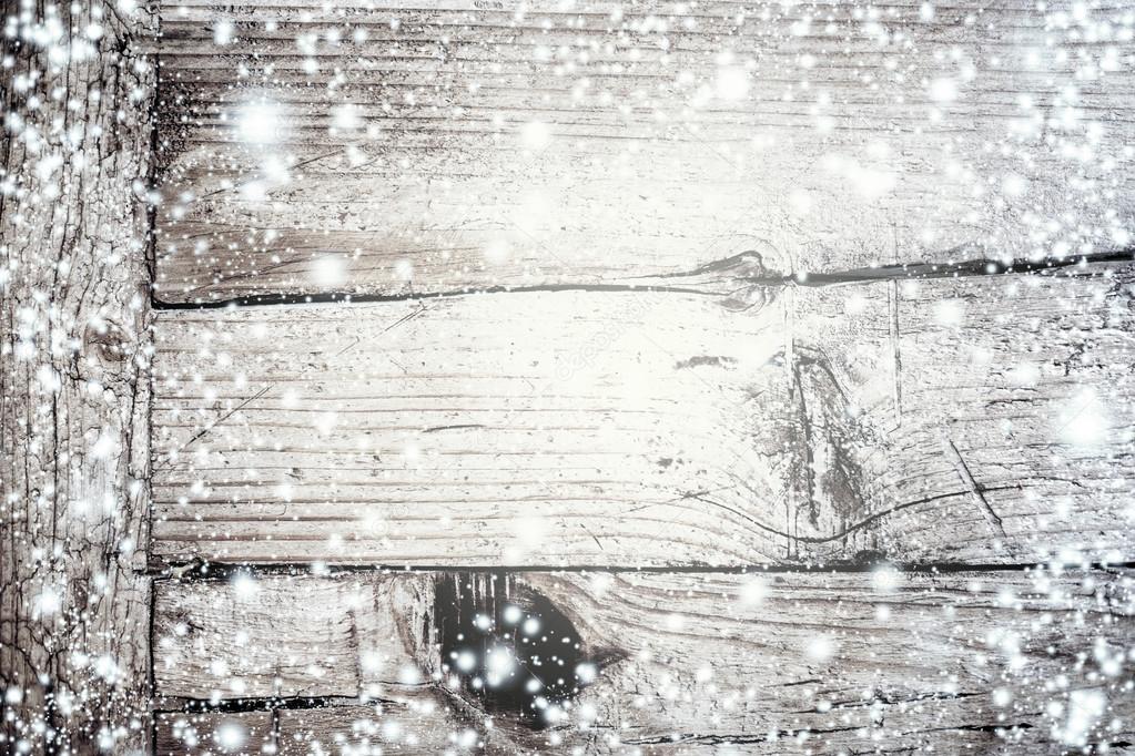 Bright Grey wood texture with white snow Stock Illustration by ...